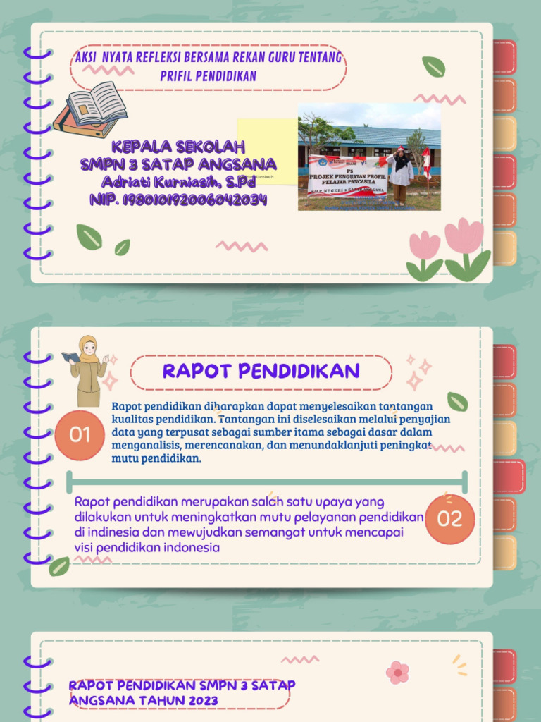 Aksi Nyata Rapot Pendidikan | PDF