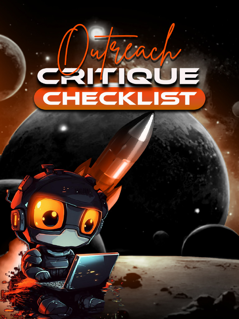 Outreach Critique Checklist 1 | PDF | Cognitive Science | Communication