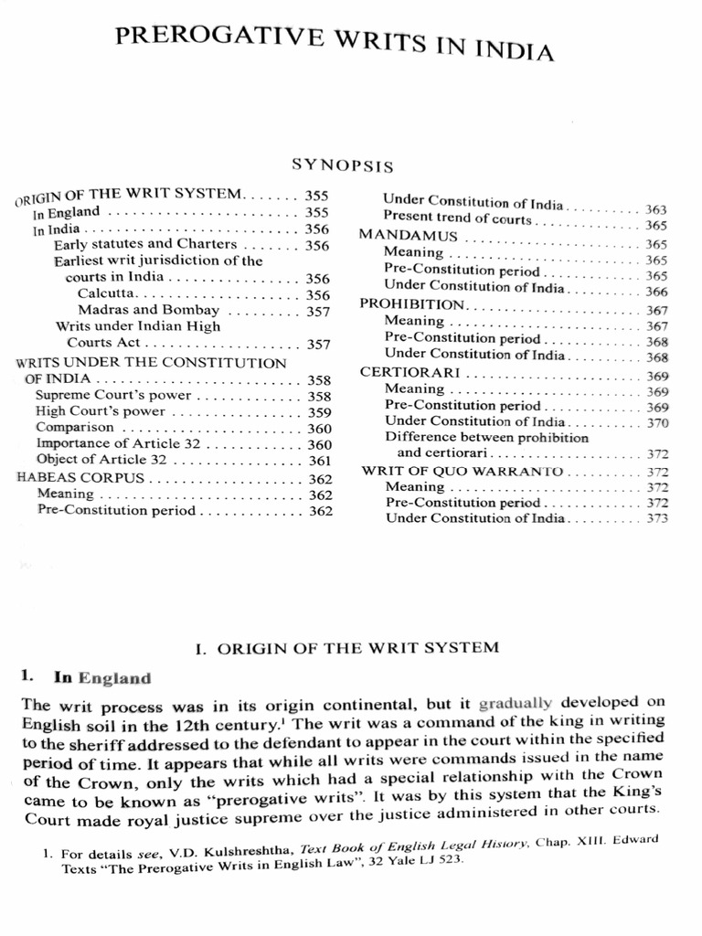 Writs | PDF | Writ | Certiorari