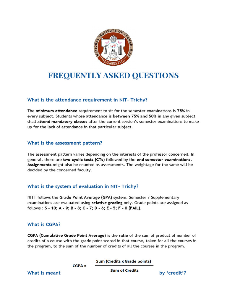 Frequently Asked Questions | PDF