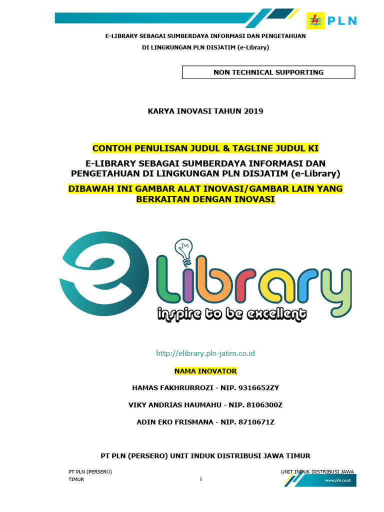 Template Dan Panduan Makalah | PDF