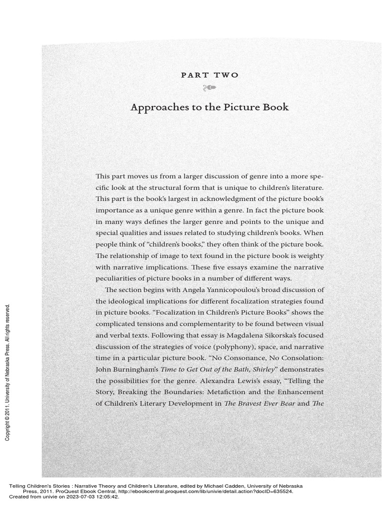 Telling Children's Stories Narrative Theory and Ch... - (Part Two ... Telling Children's Stories Narrative Theory and Ch... - (Part Two ...