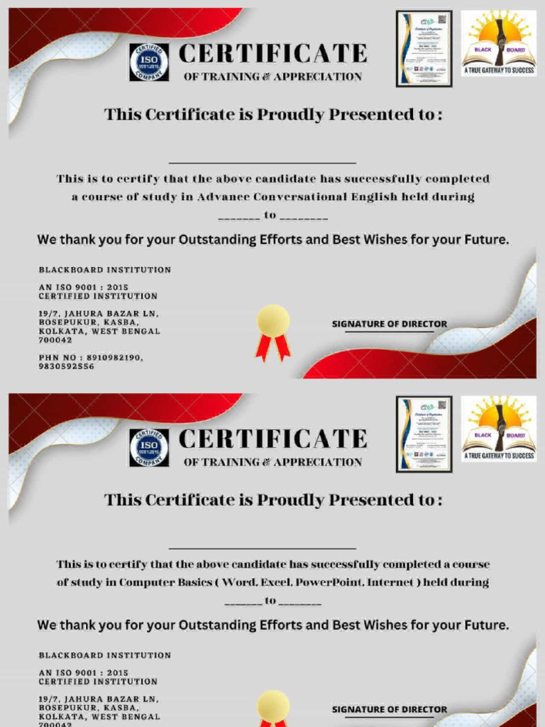Certificate | PDF