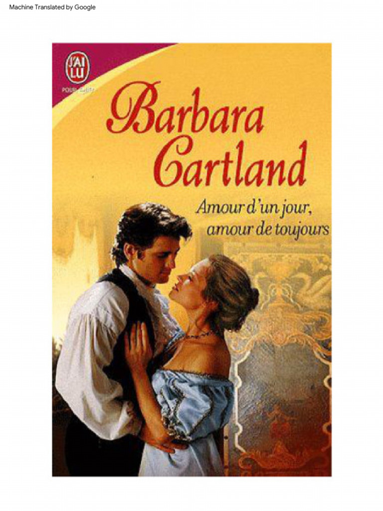 Un día amor, para siempre amor-Barbara Cartland | PDF