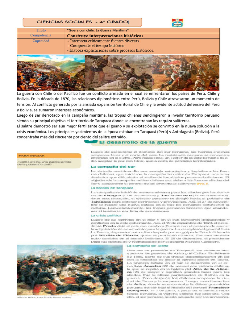 Tarea de la campaña terrestre | PDF