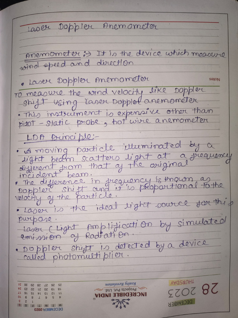 Laser Doppler Anemometer | PDF | Wound | Wind Power