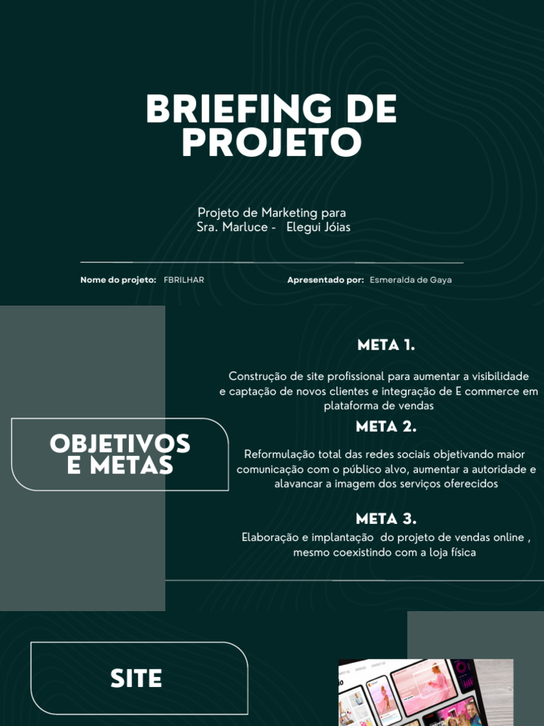 Projeto de Social Media | PDF | Marketing | E-commerce