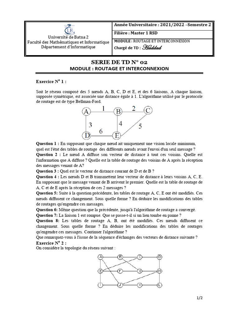TD 2 Ri | PDF | Ordinateurs