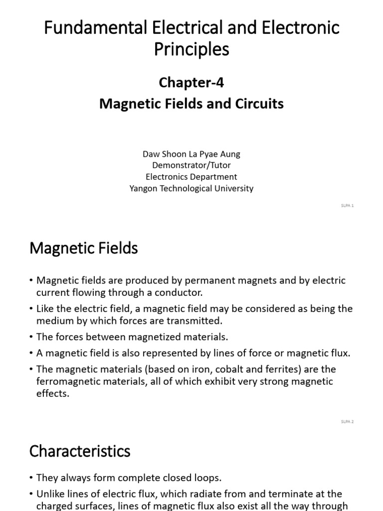 Ch-4 Fundamental Electrical and Electronic Principles | PDF