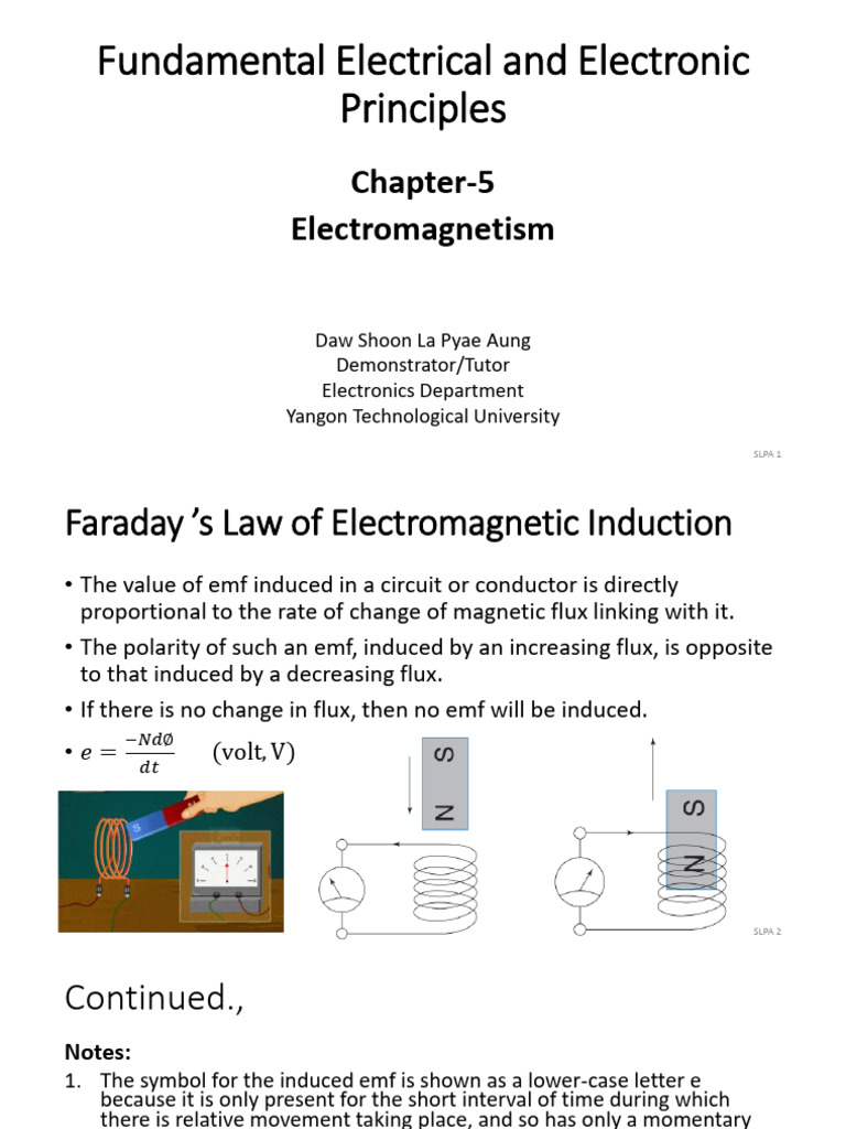 Ch-5 Fundamental Electrical and Electronic Principles | PDF