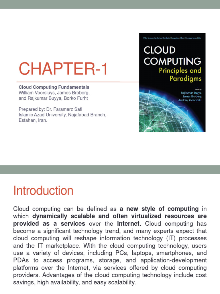 Chapter-1: Cloud Computing Fundamentals | PDF | Cloud Computing | Grid Computing