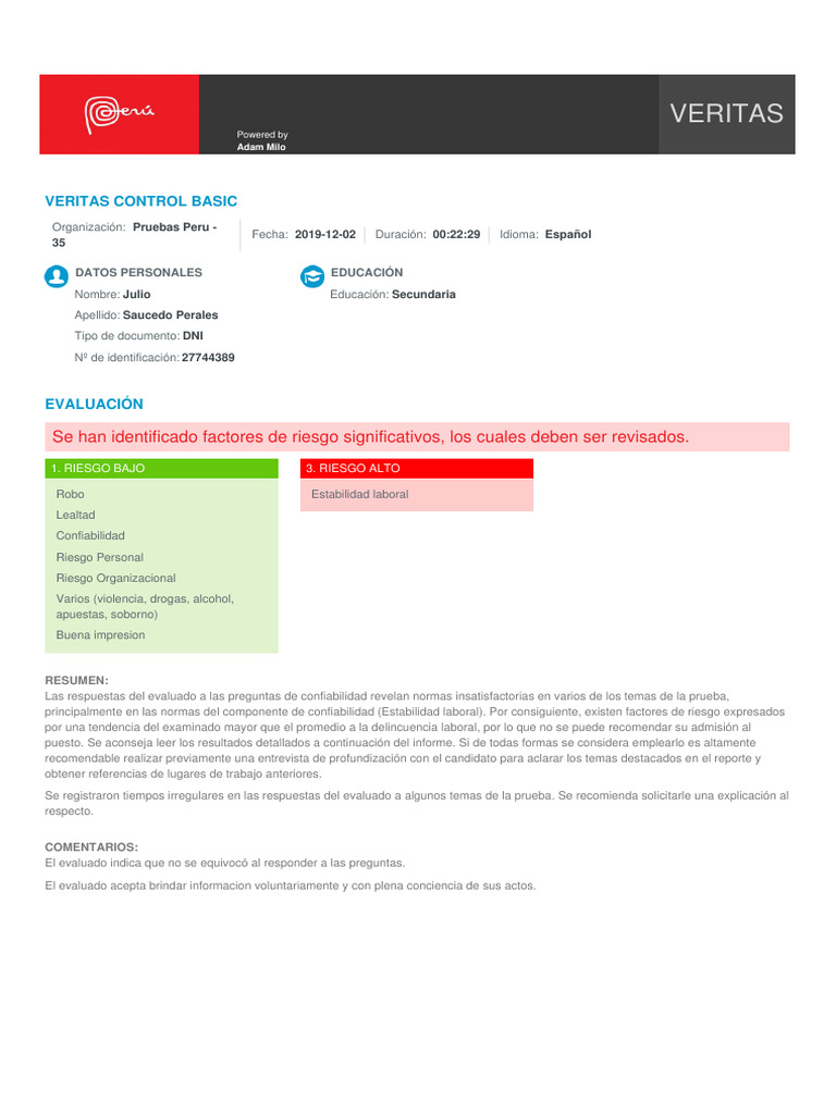 VERITAS CONTROL BASIC demo | PDF | Business