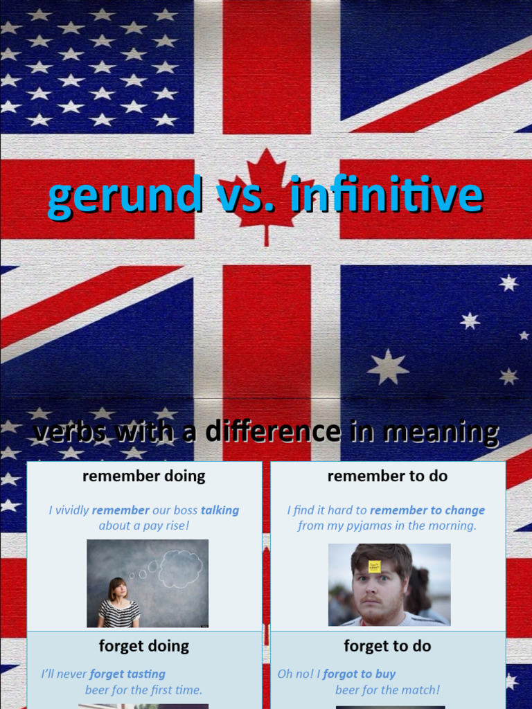 Gerund Vs Infinitive | PDF | Language Arts & Discipline