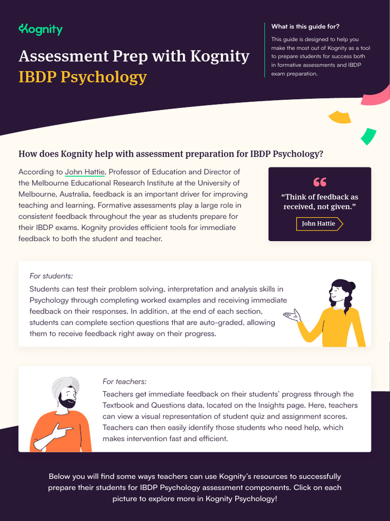 IBDP Psychology General Assessment Prep 2022 | PDF | Educational ...