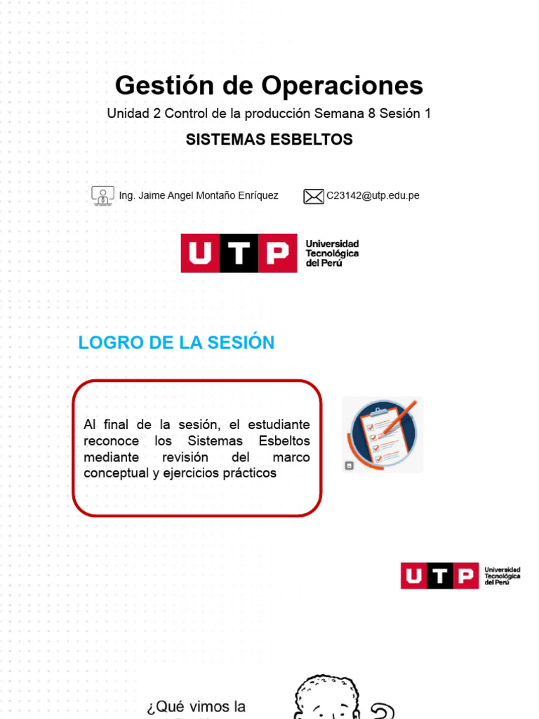 S08.s1 PPT Sistemas Esbeltos | PDF | Informática