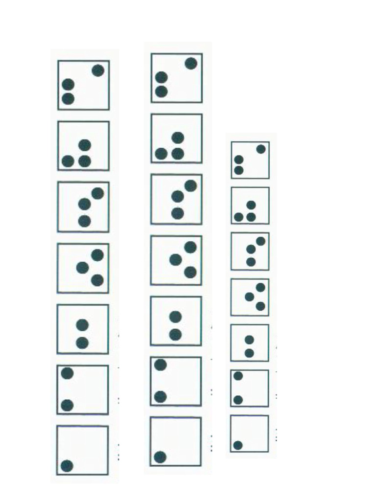 Constellation Dés Non Traditionnelle de 1 À 3 | PDF