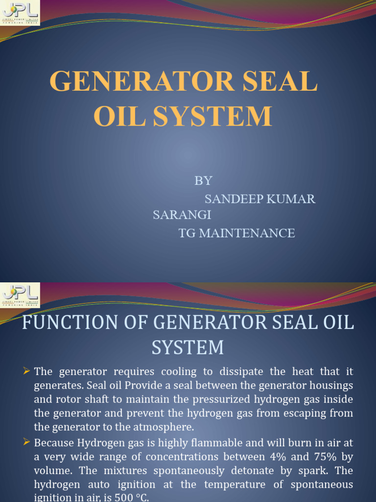 Seal Oil System | PDF | Pump | Valve