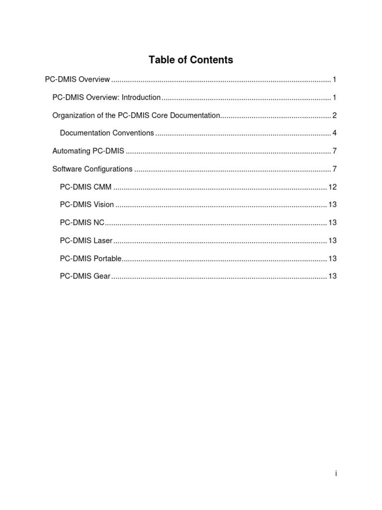 01 PC-DMIS Overview | PDF | Computers