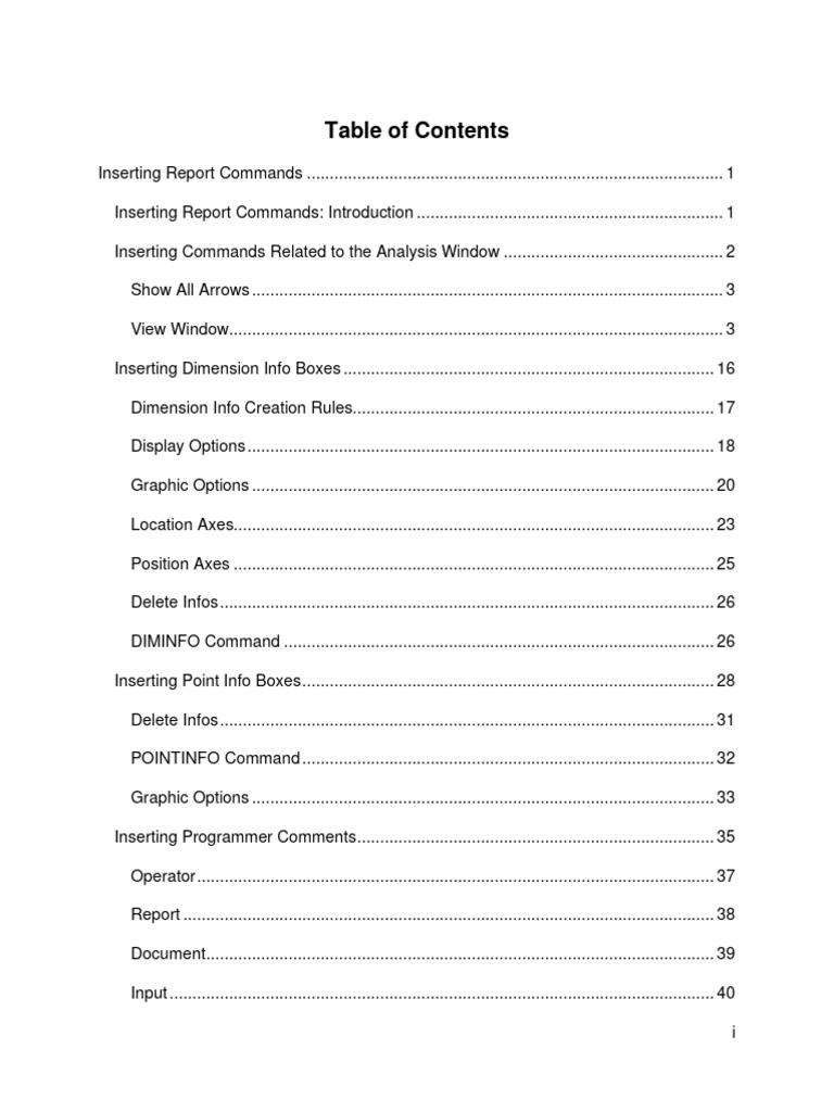 25 - Inserting Report Commands | PDF | Menu (Computing) | Engineering Tolerance