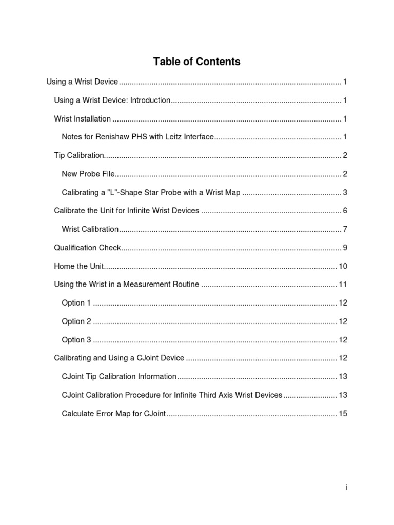 34 Using A Wrist Device Pdf Calibration Angle