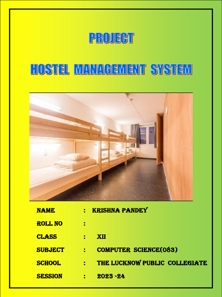 Hostel | PDF