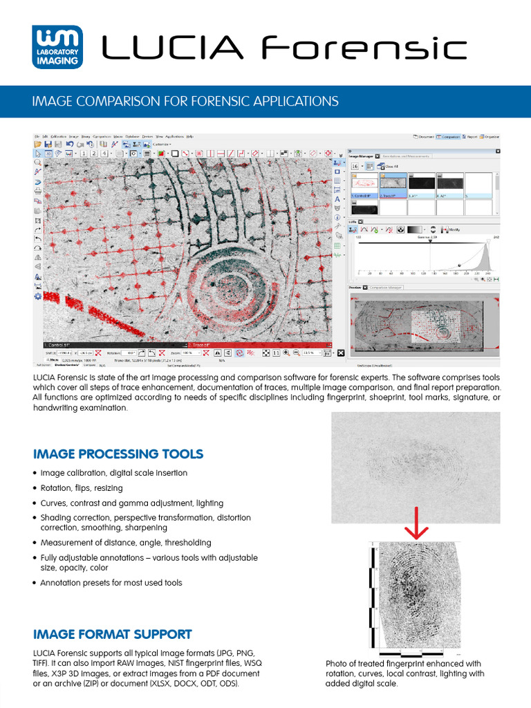 LUCIA Forensic Leaflet - en | PDF | Image Scanner | Information And ...