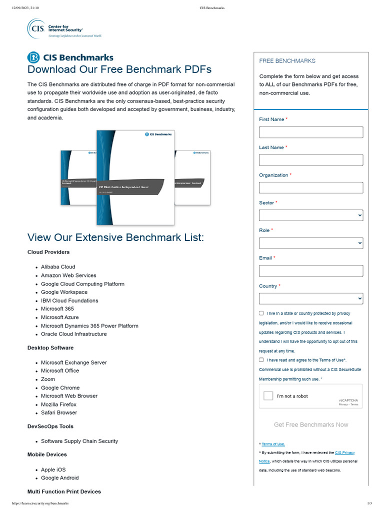 CIS Benchmarks | PDF | Cloud Computing | Linux