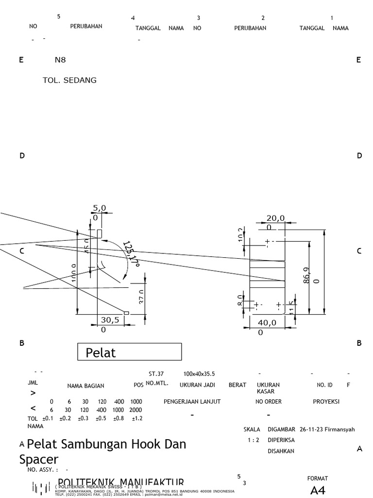 Pelat Rangka DRW | PDF