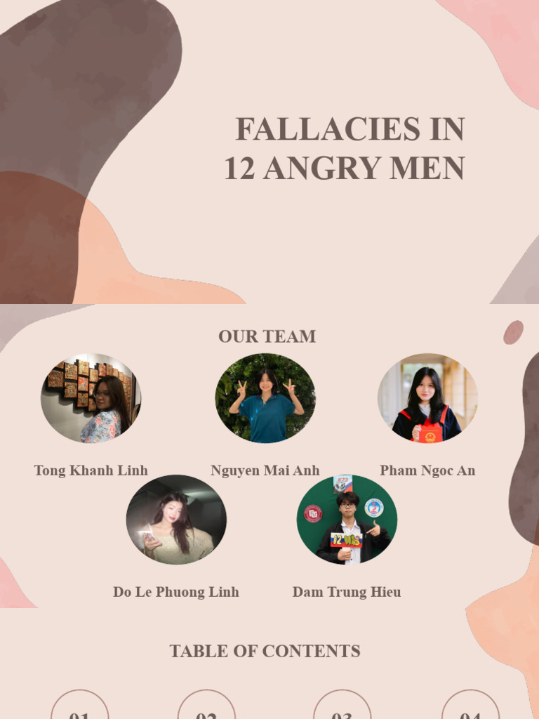 Fallacies in 12 Angry Men | PDF