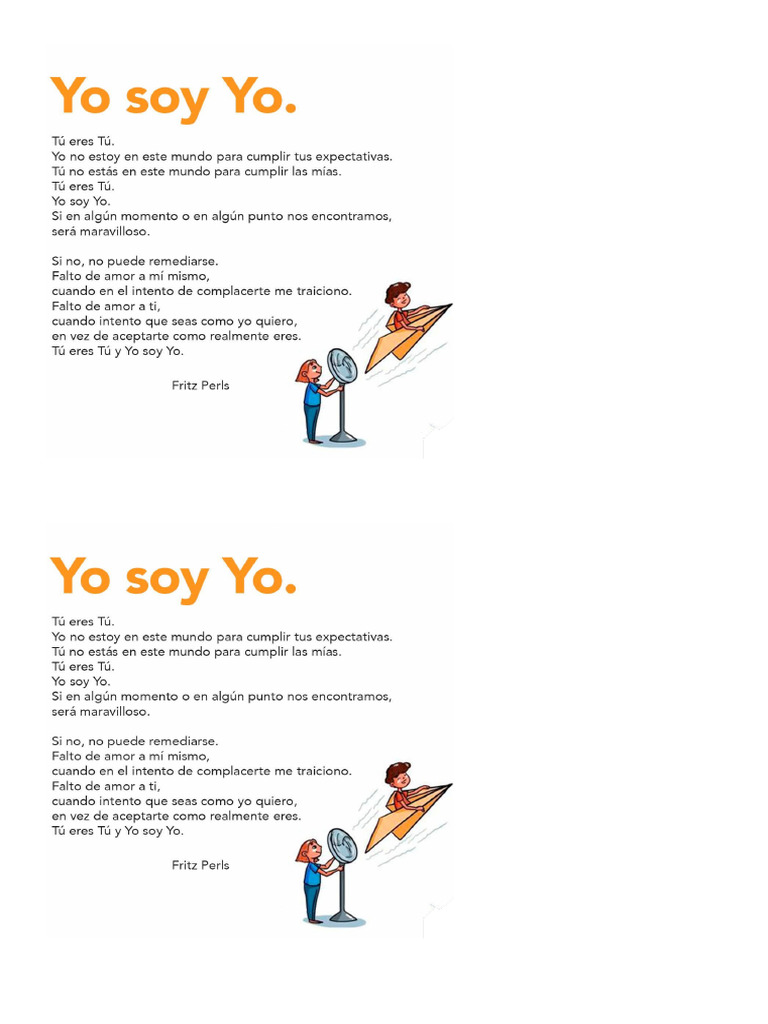 Yo Soy Yo | PDF