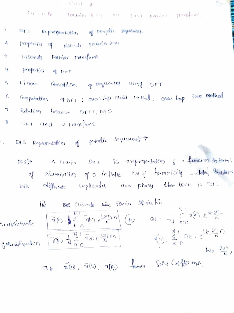 Fourier Series Dft Part1 | PDF