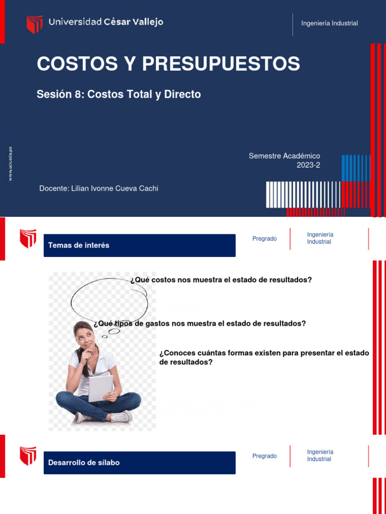 Expone Sesión 8 Costeo Total y Directo | PDF | Estado de resultados ...