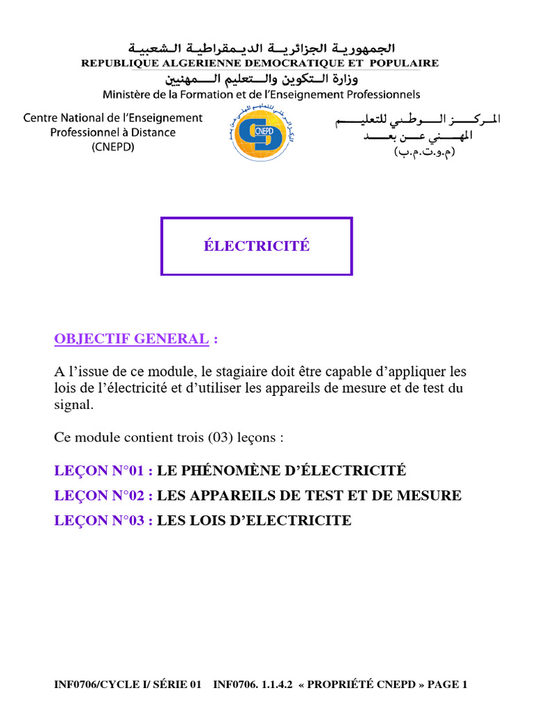 5 Electricité | PDF