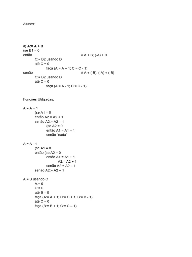 Lista Máquina NORMA | PDF | Matemática | Aritmética