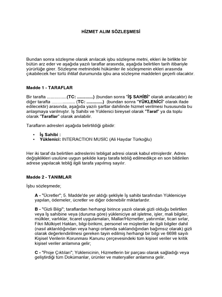 By ZEPLO Dijital PR Sözleşmesi | PDF