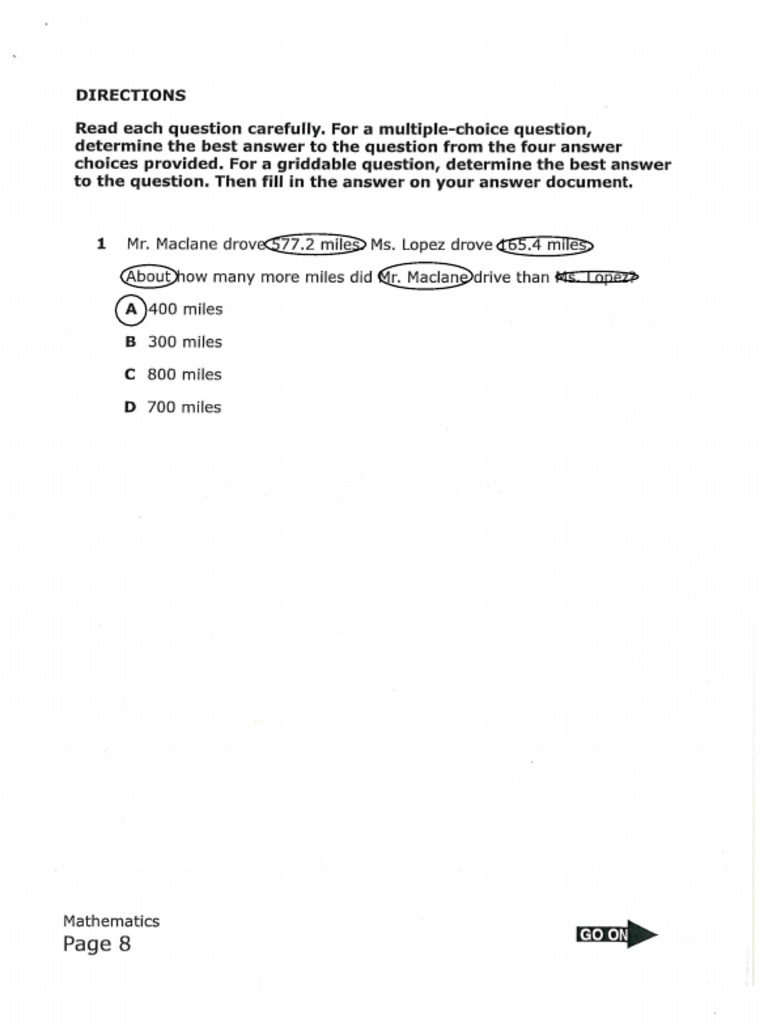 Emmalie Ford - STAAR REVIEW PACKET | PDF | Numbers | Shape