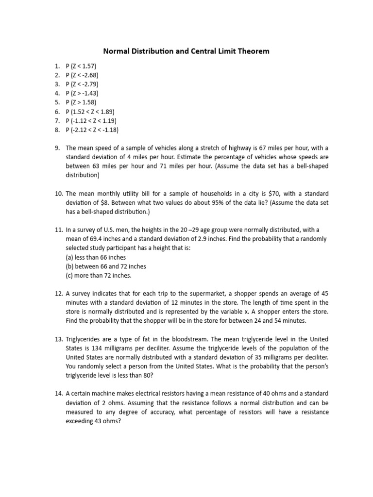 Normal Distribution-1 | PDF