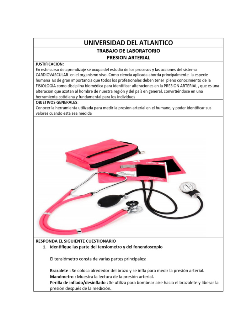 Ua Taller De Presion Arterial Corregido Pdf