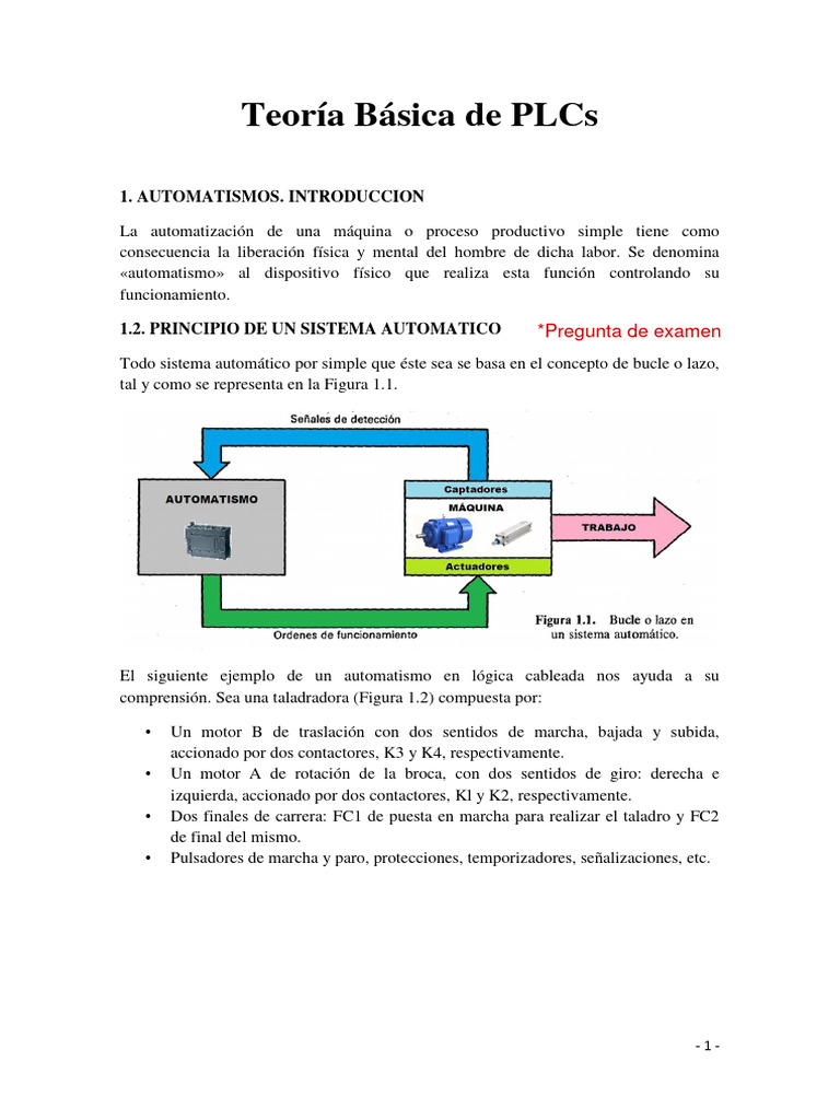 PLCs Teoría Básica | PDF