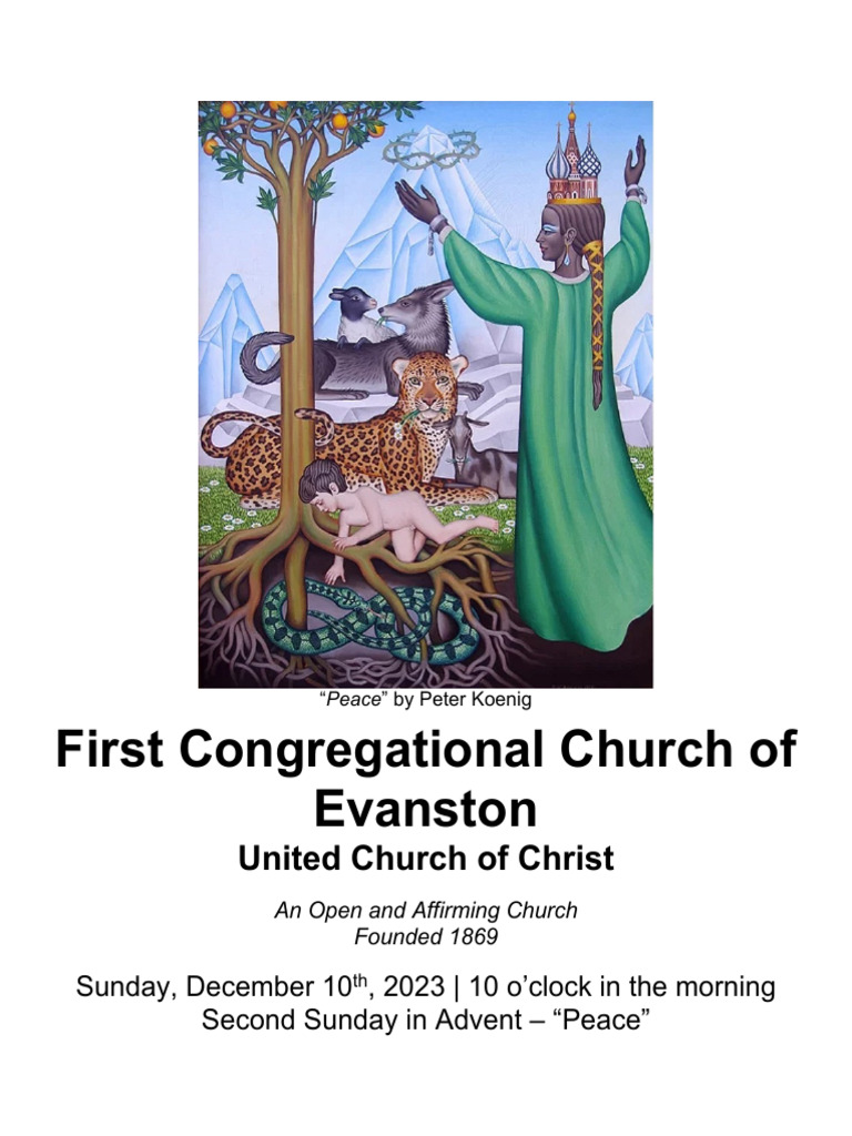 12.10.23 Large Print Bulletin | PDF