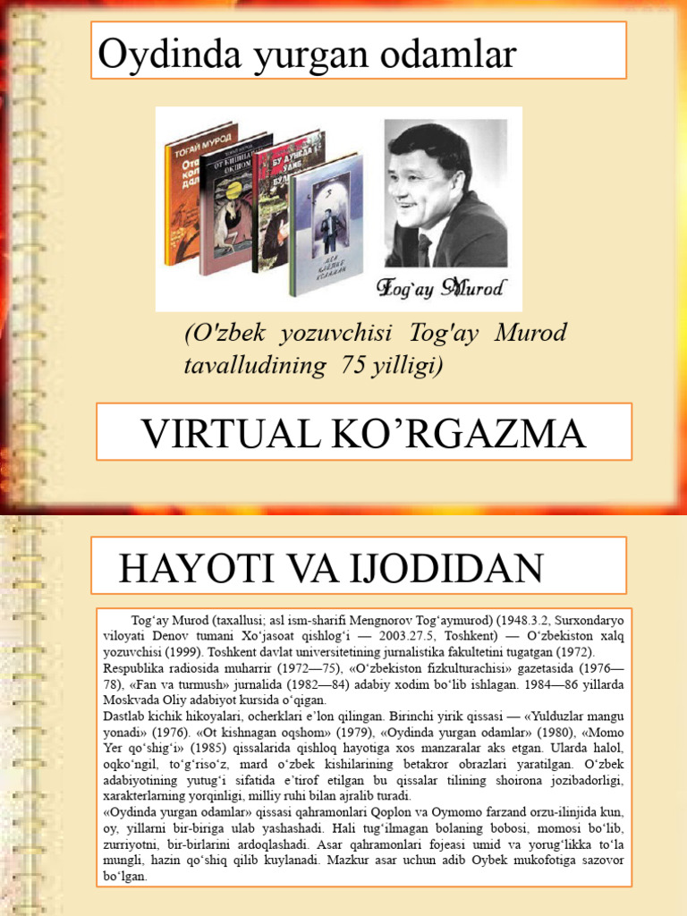 Tog'ay Murod | PDF