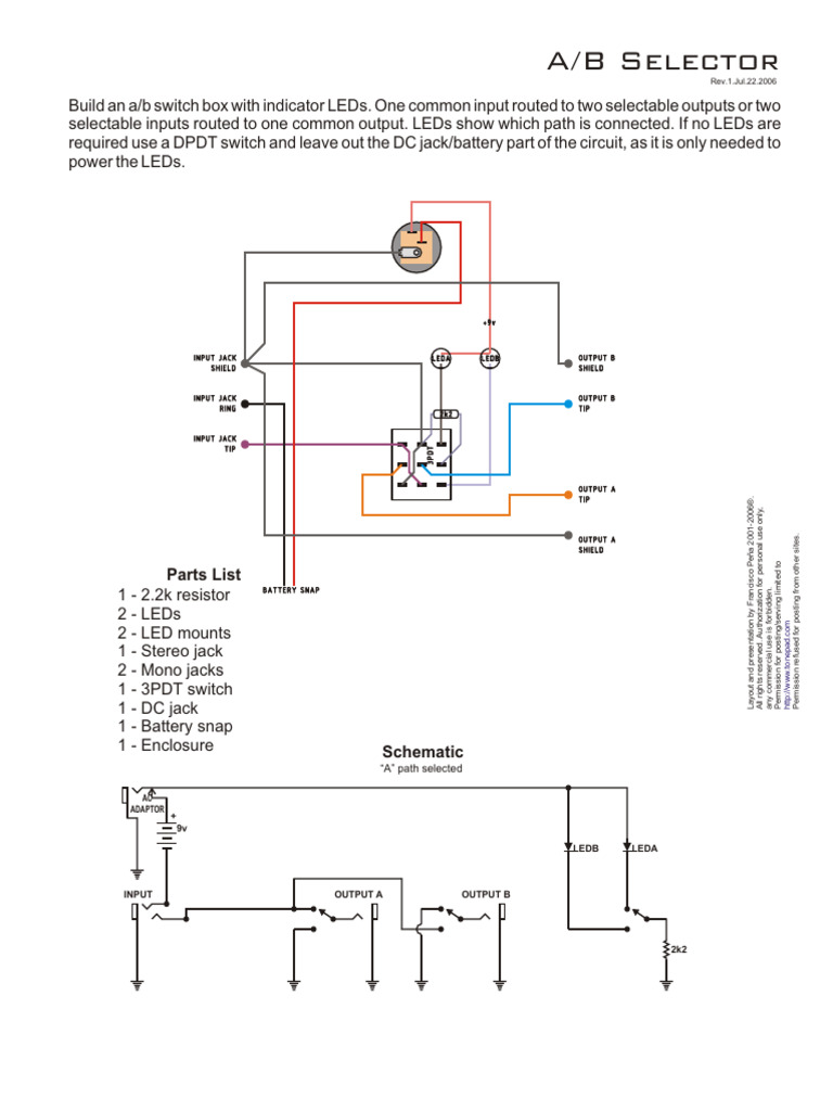 AB Selector | PDF | Switch | Electronics