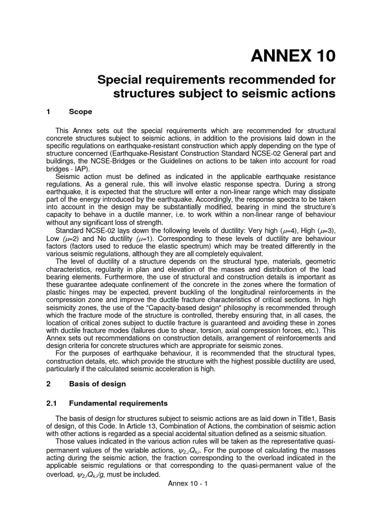 Annex 10 | PDF | Beam (Structure) | Strength Of Materials