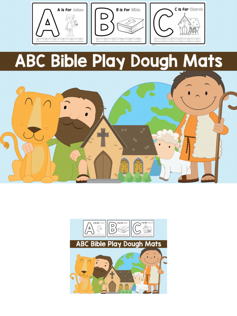 Bible Alphabet Mats | PDF