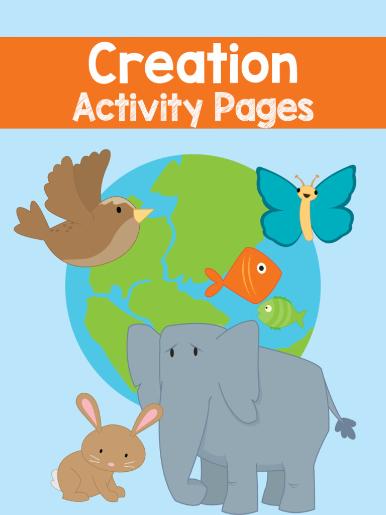 Days of Creation Activity Pages | PDF