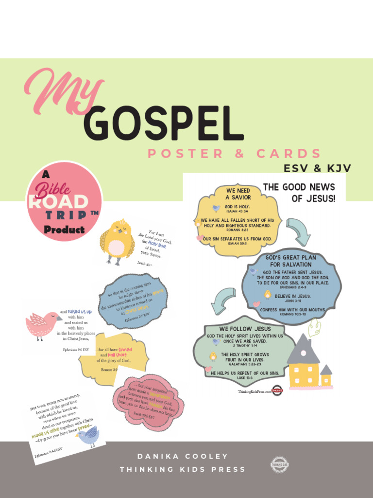 Gospel Bible Verses Poster and Cards | PDF