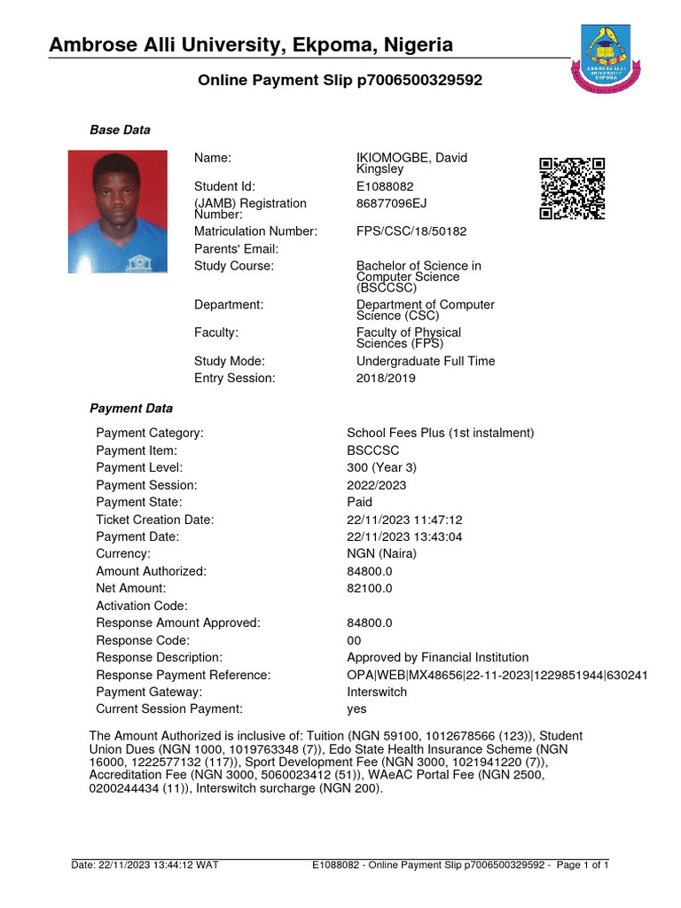 payment_slip | PDF | Payments | Service Industries