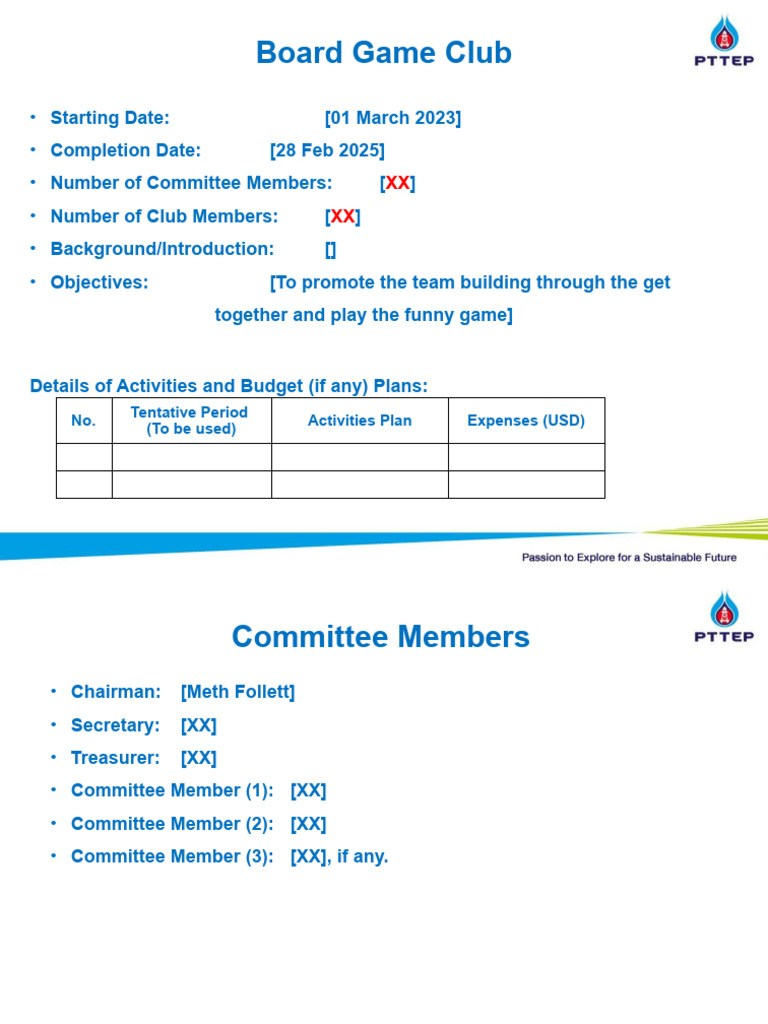Board Game Club Proposal | PDF