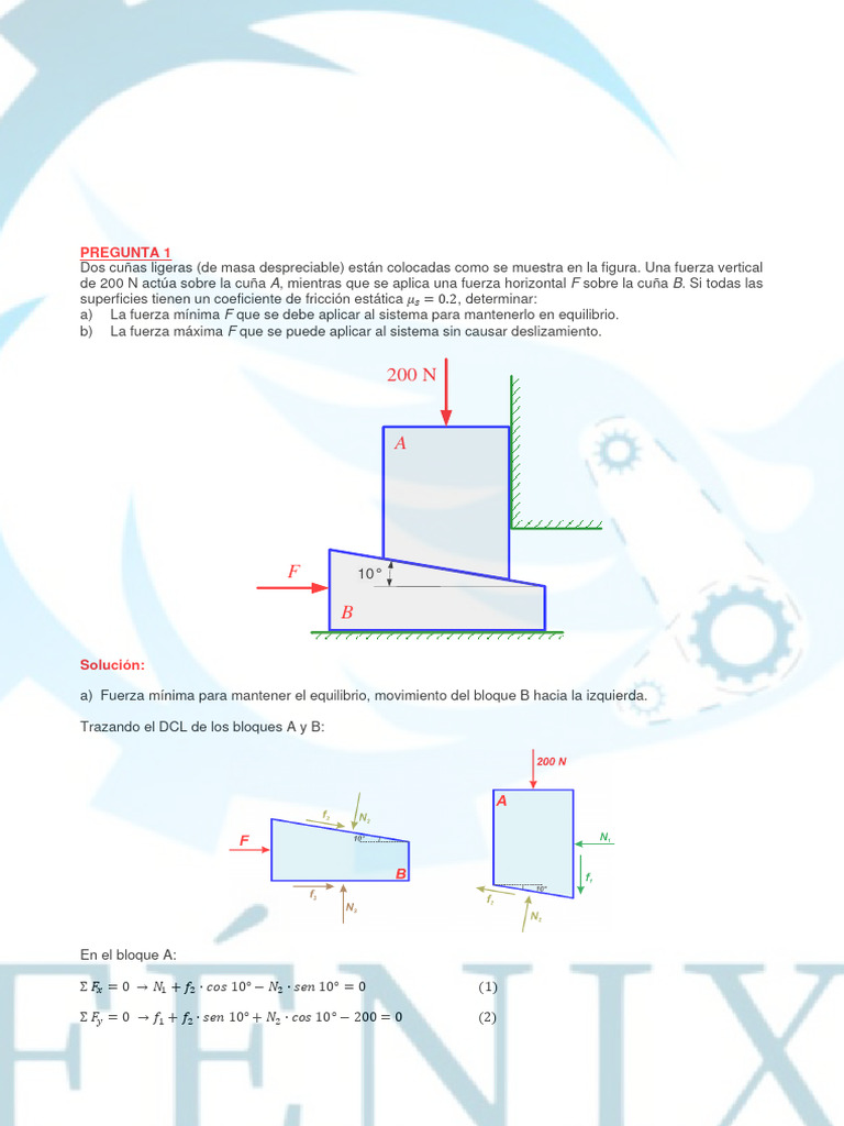 Material Extra 01 Fricción y Momento de Inercia | PDF | Fricción | Fuerza