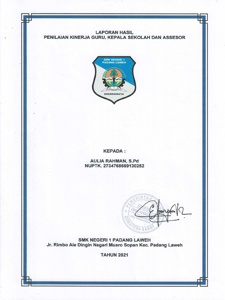 Hasil PKG 2021 | PDF